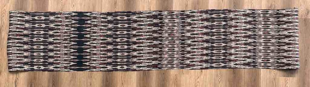 Very Long Black & White Philippine Abaca Textile Roll | 4.5 Yards - Etsy