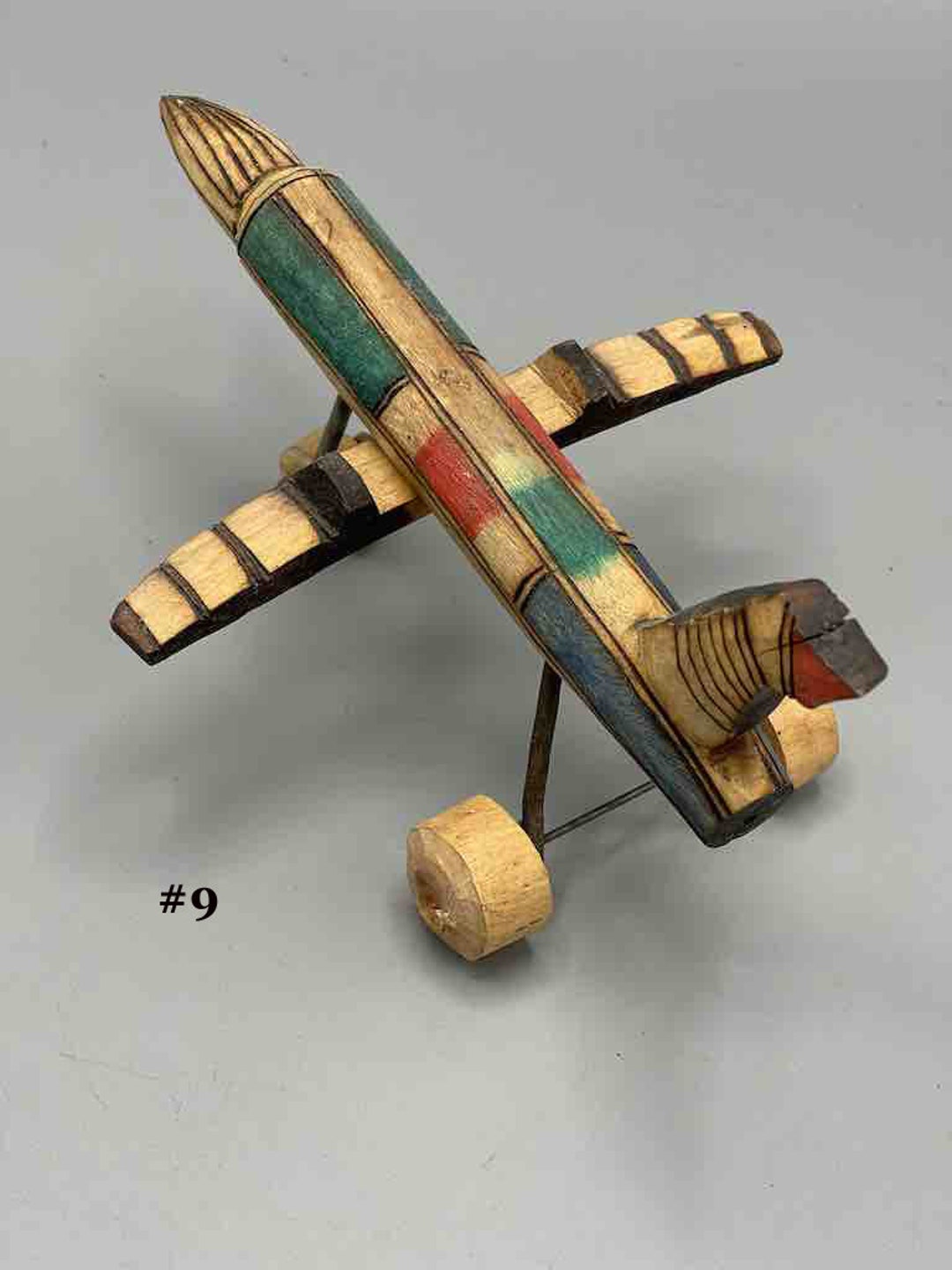 African Painted Wood Toy Airplane - Burkina Faso - Etsy