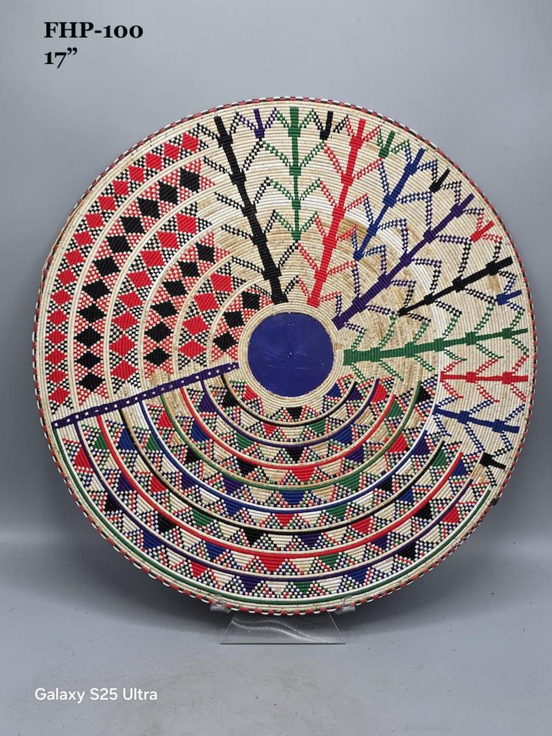 Large Vintage Handwoven Hausa Basket/platter - Nigeria - Etsy