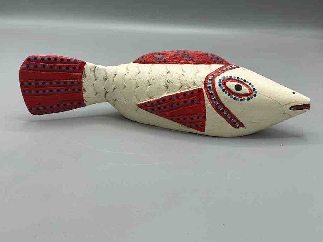 Bozo Cream Fish Puppet Sculpture 13 - Etsy