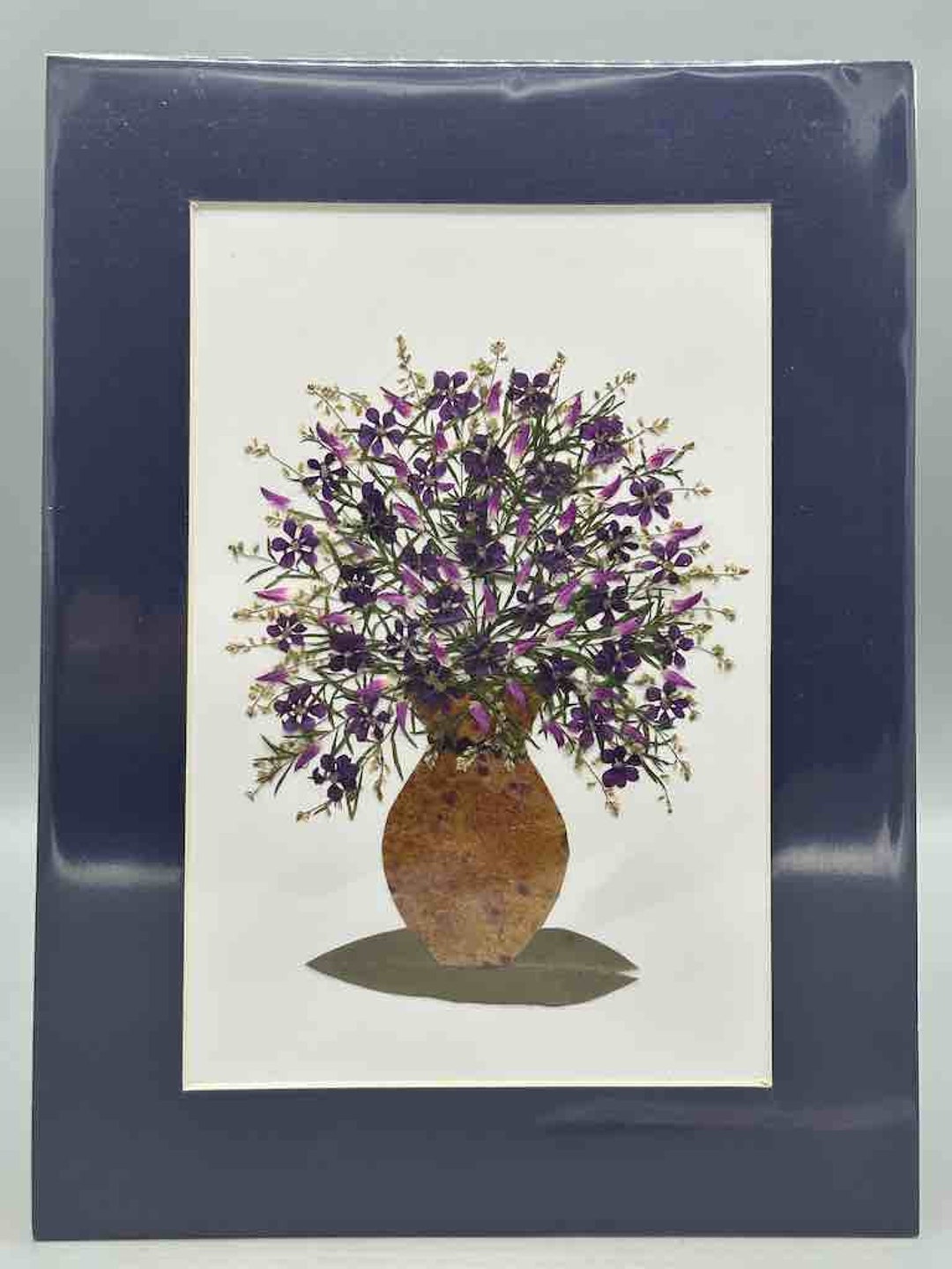 Handmade Pressed Dried Real Flower Framed Collage - Floral Bouquet - Etsy