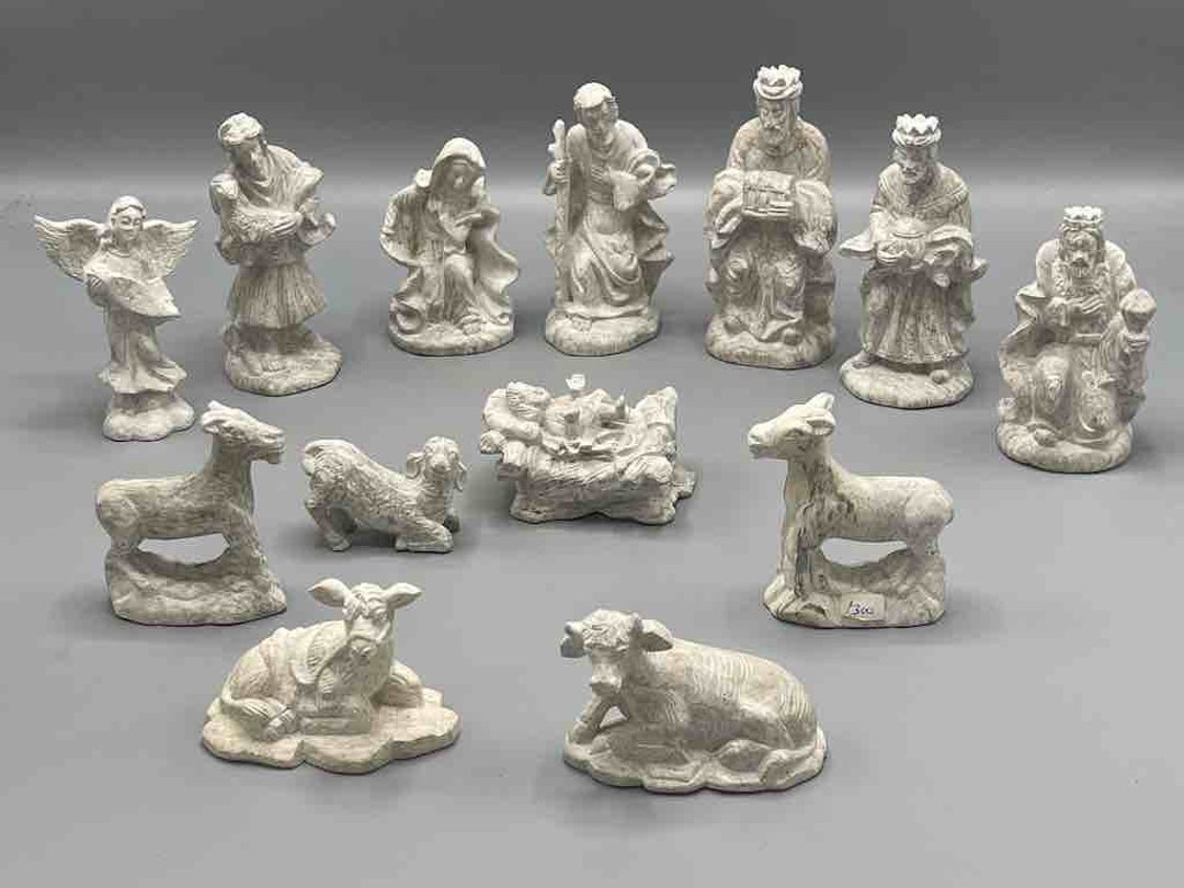 13-piece Hand-carved Soapstone Nativity - Viet Nam - Etsy