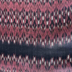 Very Long Red & Black Philippine Abaca Textile Roll | 6 3/4 Yards - Etsy