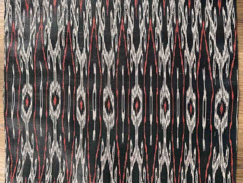 Very Long Black & White Philippine Abaca Textile Roll | 4.5 Yards - Etsy