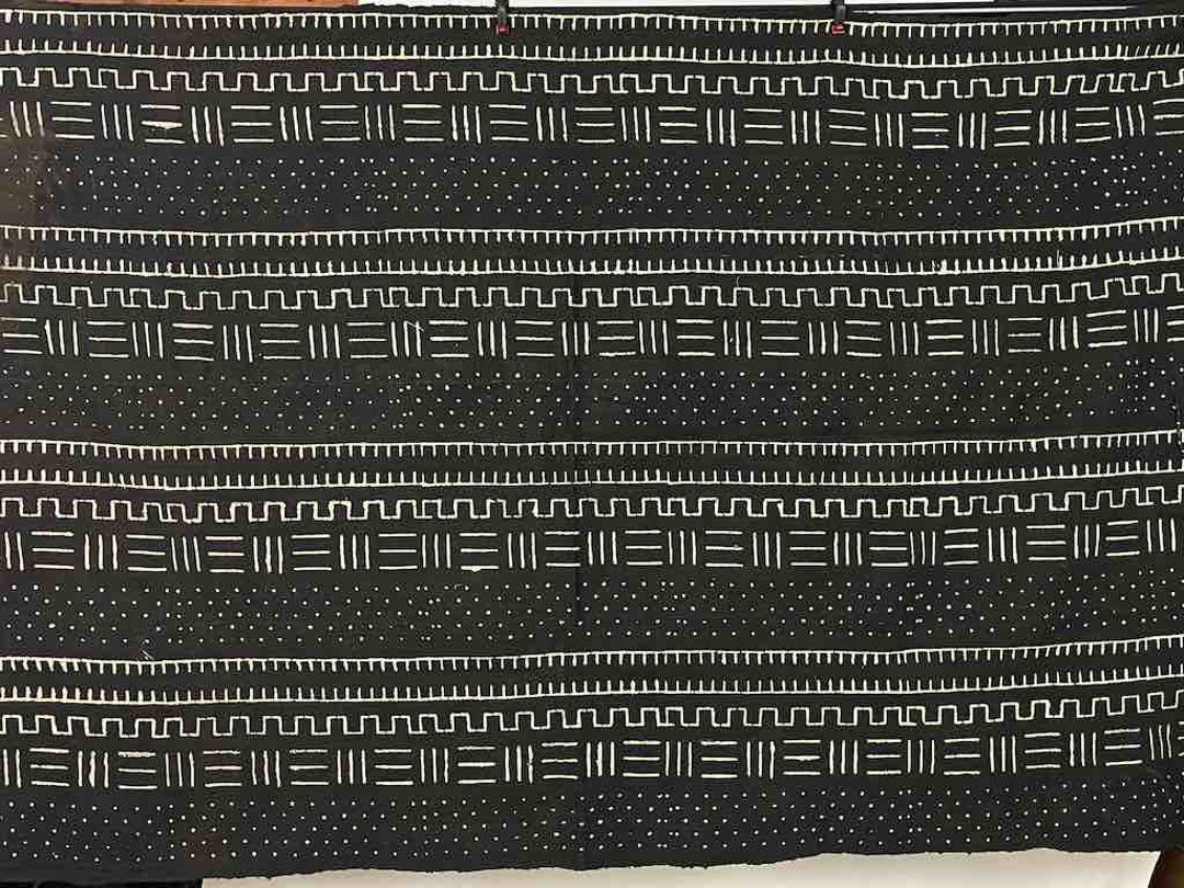 Contemporary Batik Mudcloth Mali African Textile | 63" X 41" - Etsy