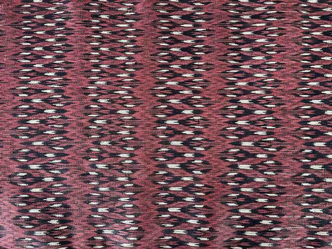 Very Long Red & Black Philippine Abaca Textile Roll | 6 3/4 Yards - Etsy