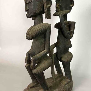 Dogon In-line Primordial Couple Ancestor Spirit Statue | 23" - Mali - Etsy