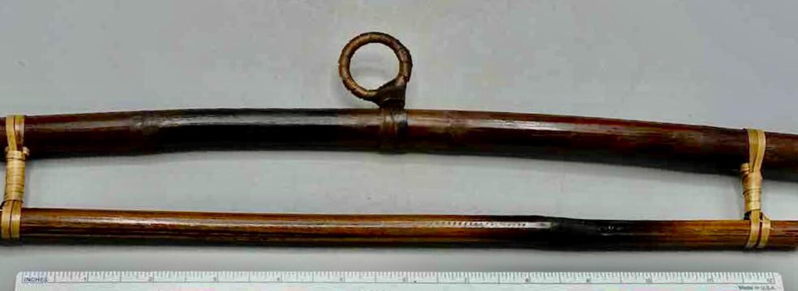 Bamboo Textile Hanger for 12" Wide Tapestry - Raised Center Style - Etsy