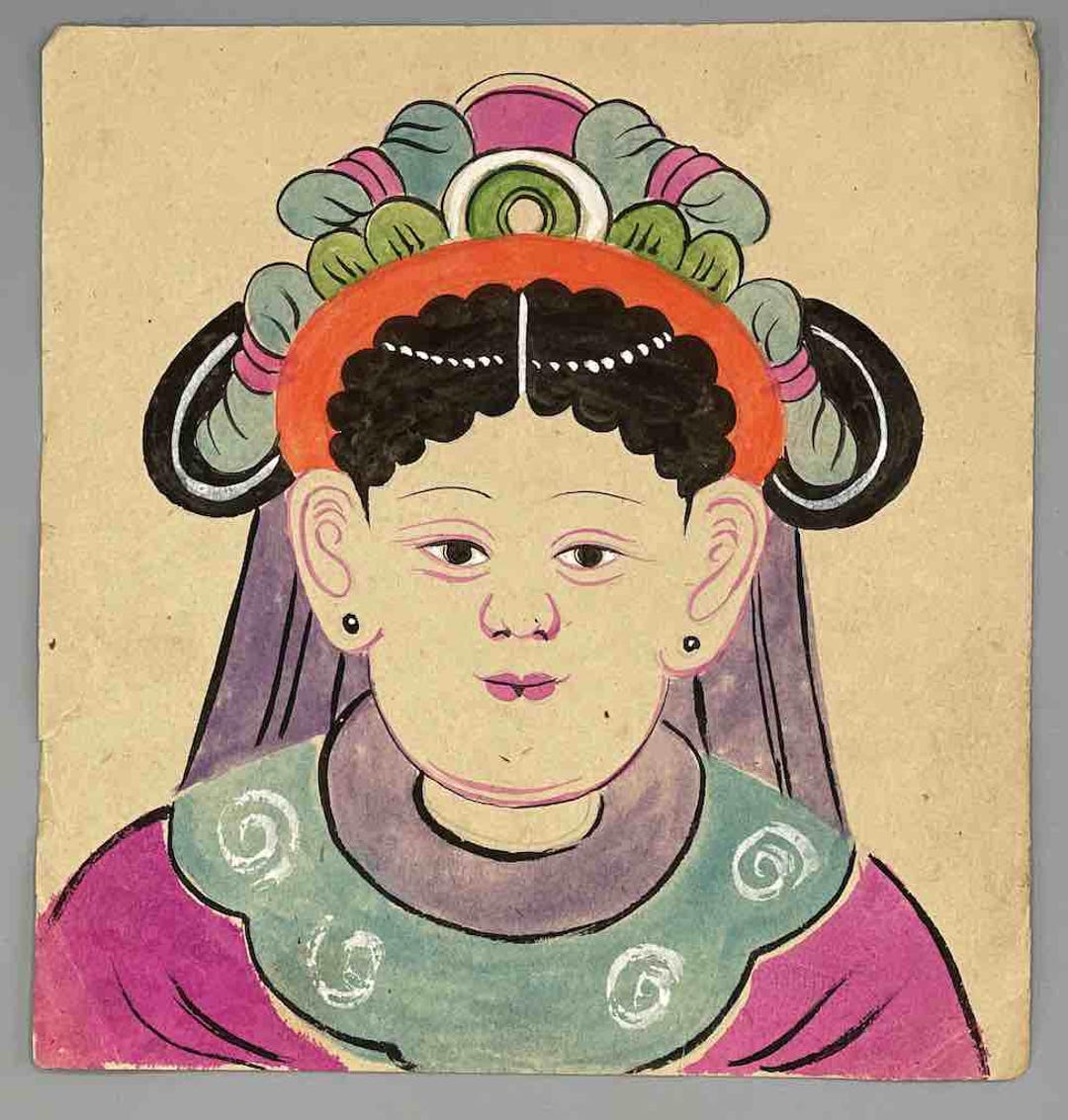 Vintage Dao Tsien Tao Rice Paper Priest Mask - Viet Nam - Etsy