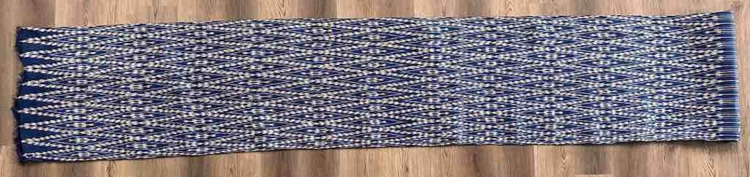 Very Long Blue & White Philippine Abaca Textile Roll | 7 Yards - Etsy