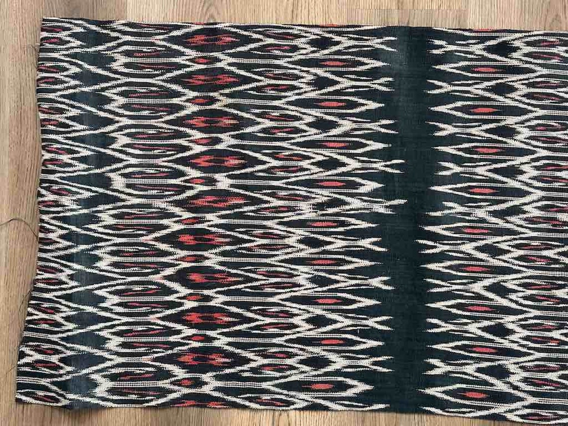 Very Long Black & White Philippine Abaca Textile Roll | 4 2/3 Yards - Etsy