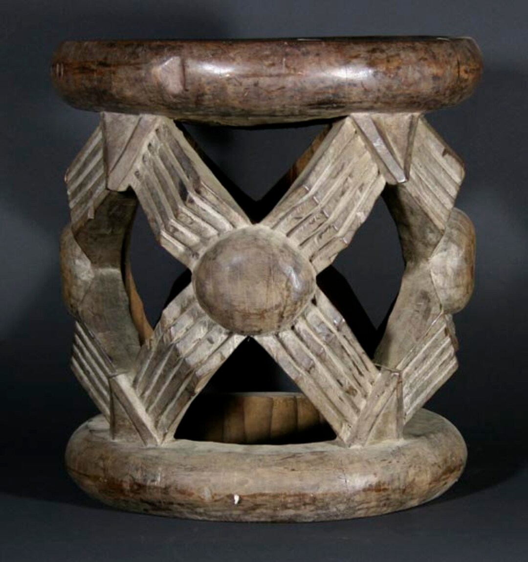 Original Authentic Vintage African Oversize Spider Web Design Large ...