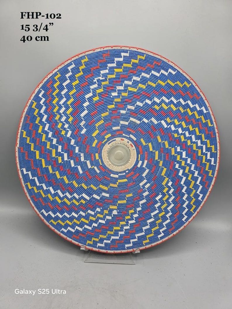 Large Vintage Handwoven Hausa Basket/platter - Nigeria - Etsy