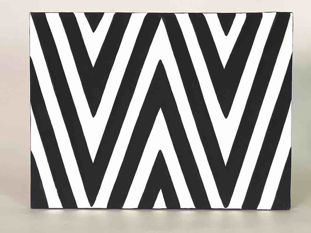 Imigongo Royal Tutsi Rwanda Black & White Geometric Tableaux | 12 X 16 ...