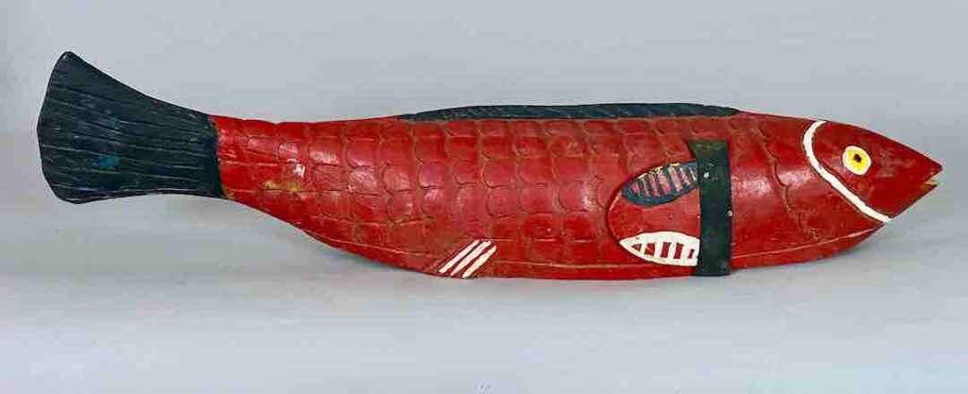 Medium Size Bozo Red Fish Puppet Sculpture | 24" - Etsy