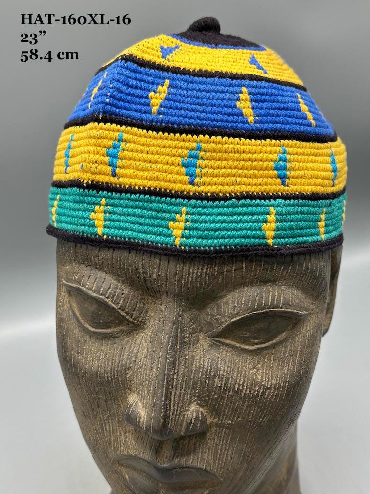 Handwoven Cotton African Kufi Men's or Women's Hat - Wide Variety of ...