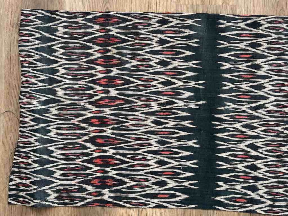 Very Long Black & White Philippine Abaca Textile Roll | 4 2/3 Yards - Etsy