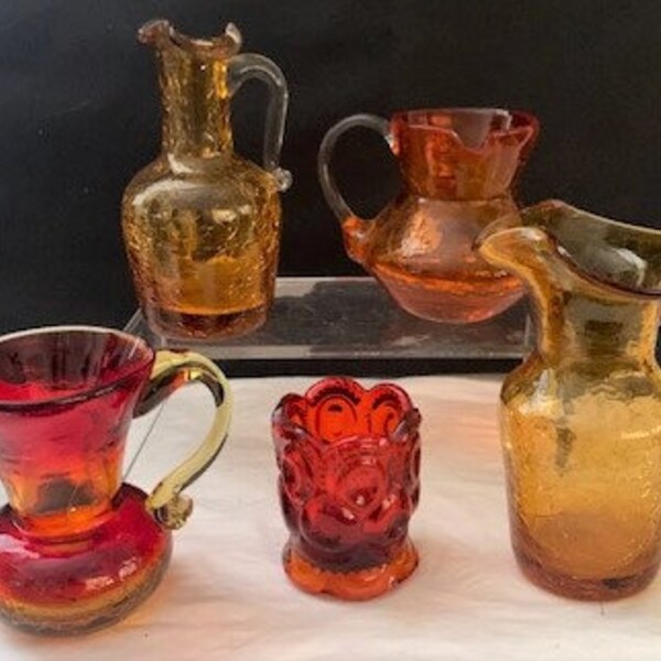 Amberina Glass - Etsy