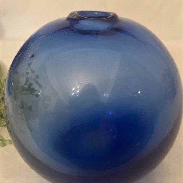 Glass Sphere Vase - Etsy