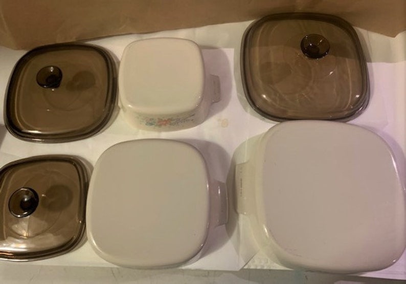 Vintage Corning Ware Collection of Symphony Pattern A-10-B and - Etsy