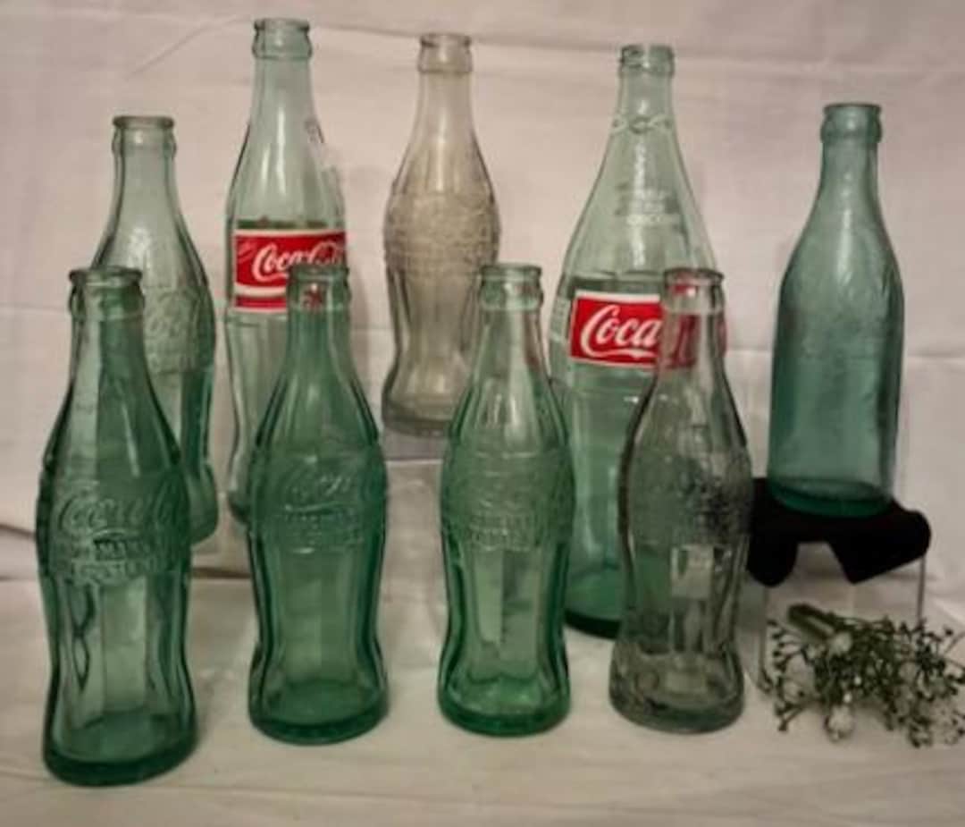 Vintage Variety Coca Cola Bottles Collectible Size/style 1900 Coca Cola ...