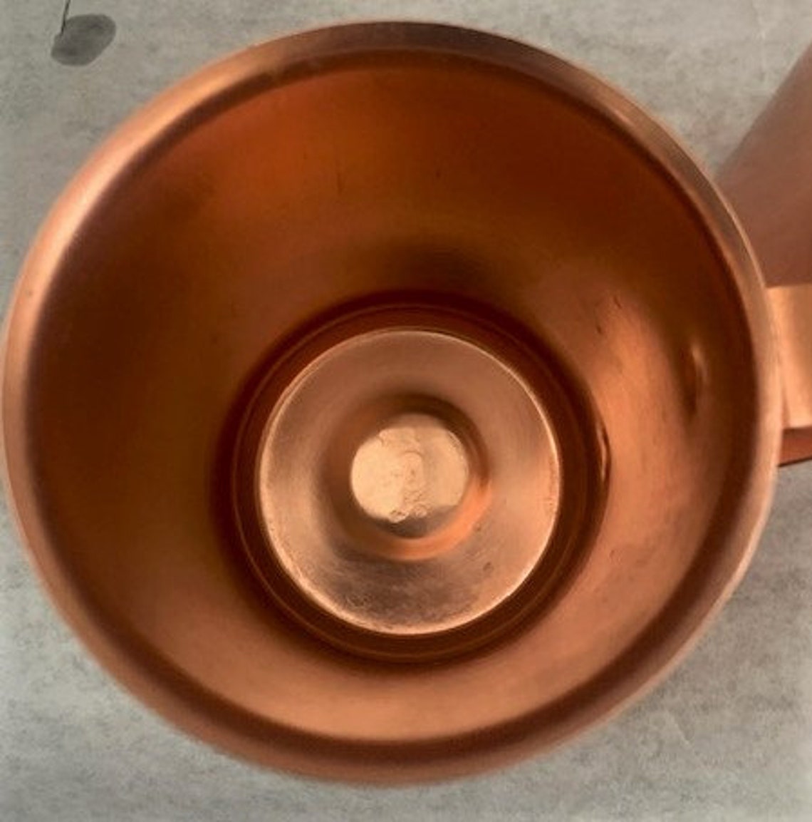 Vintage Bascal Aluminum Copper Color Mugs/cup With Handle Set - Etsy