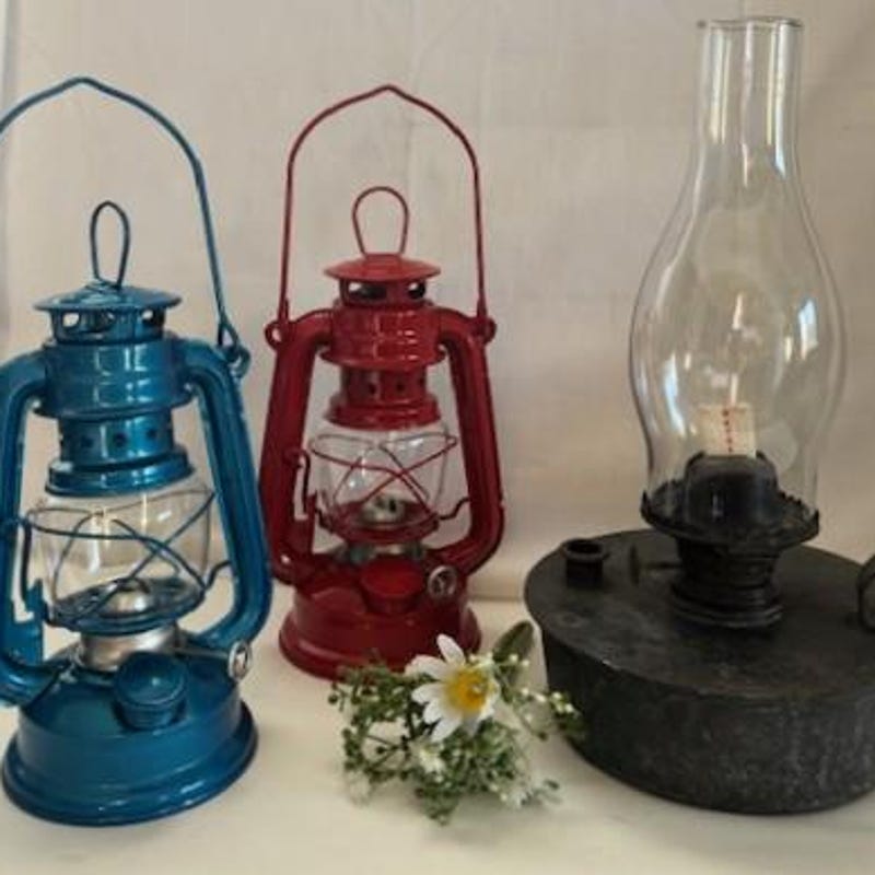 Oil Lamp With Handle - Etsy