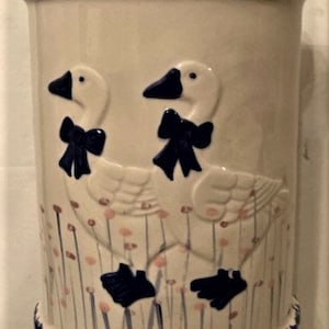 Vintage Antique-kitchen Décor Toast Rack Ceramic Ducks Wall Pocket ...
