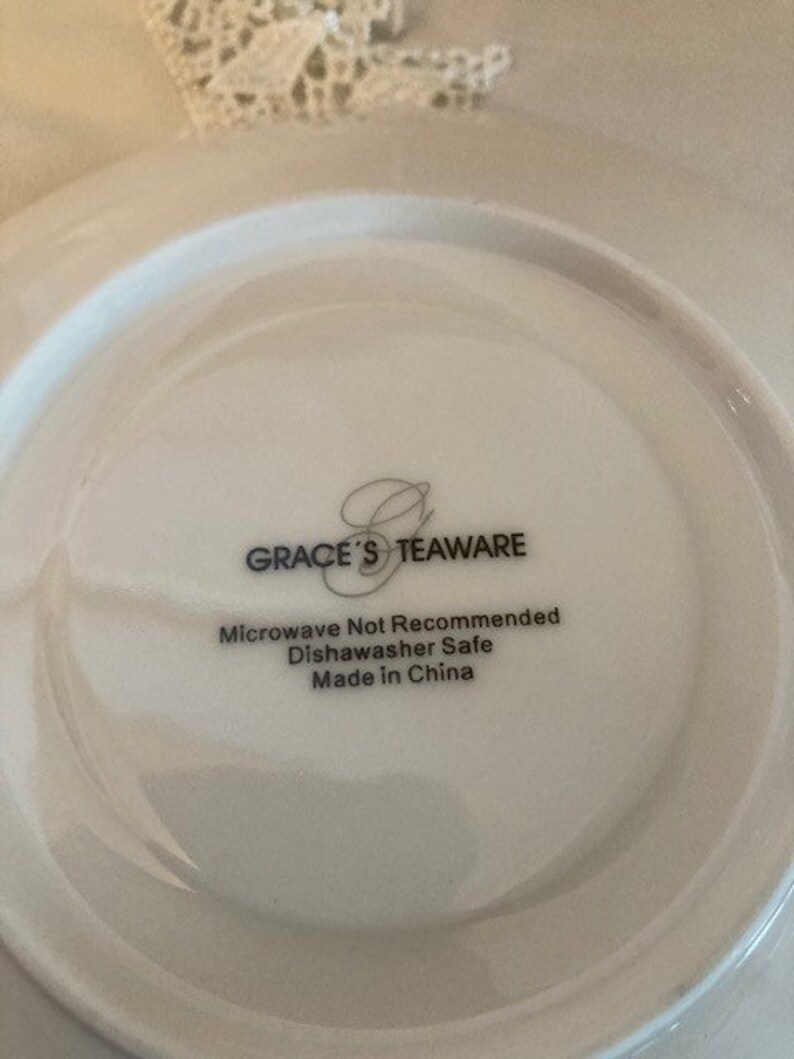 Vintage Grace's Teaware - Tea Cup Set-vintage Red Rose Porcelain Tea ...
