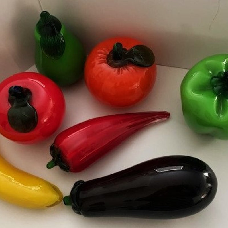 Ceramic Fruit and Vegetables - Etsy