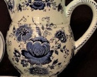 Blue Water Pitcher - Etsy