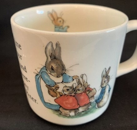 Vintage Wedgwood Peter Rabbit Child Set Bowl and Cup Etruria | Etsy