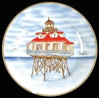 Vintage Royal Norfolk Lighthouse Plate 5 Different Styles to | Etsy