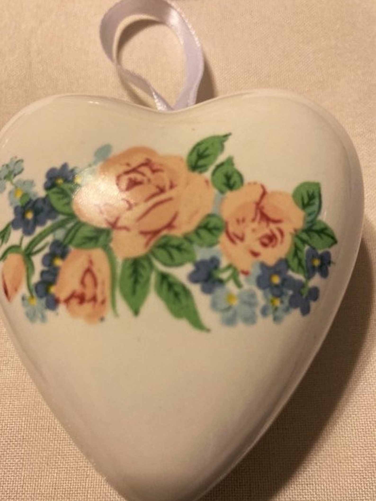 Vintage Heart Shaped Ceramic Pomander Potpourri Variety | Etsy