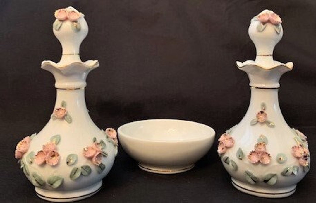 Vintage Lefton China Hand Painted 419 Porcelain Perfume - Etsy