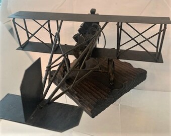Biplane Metal Decor - Etsy