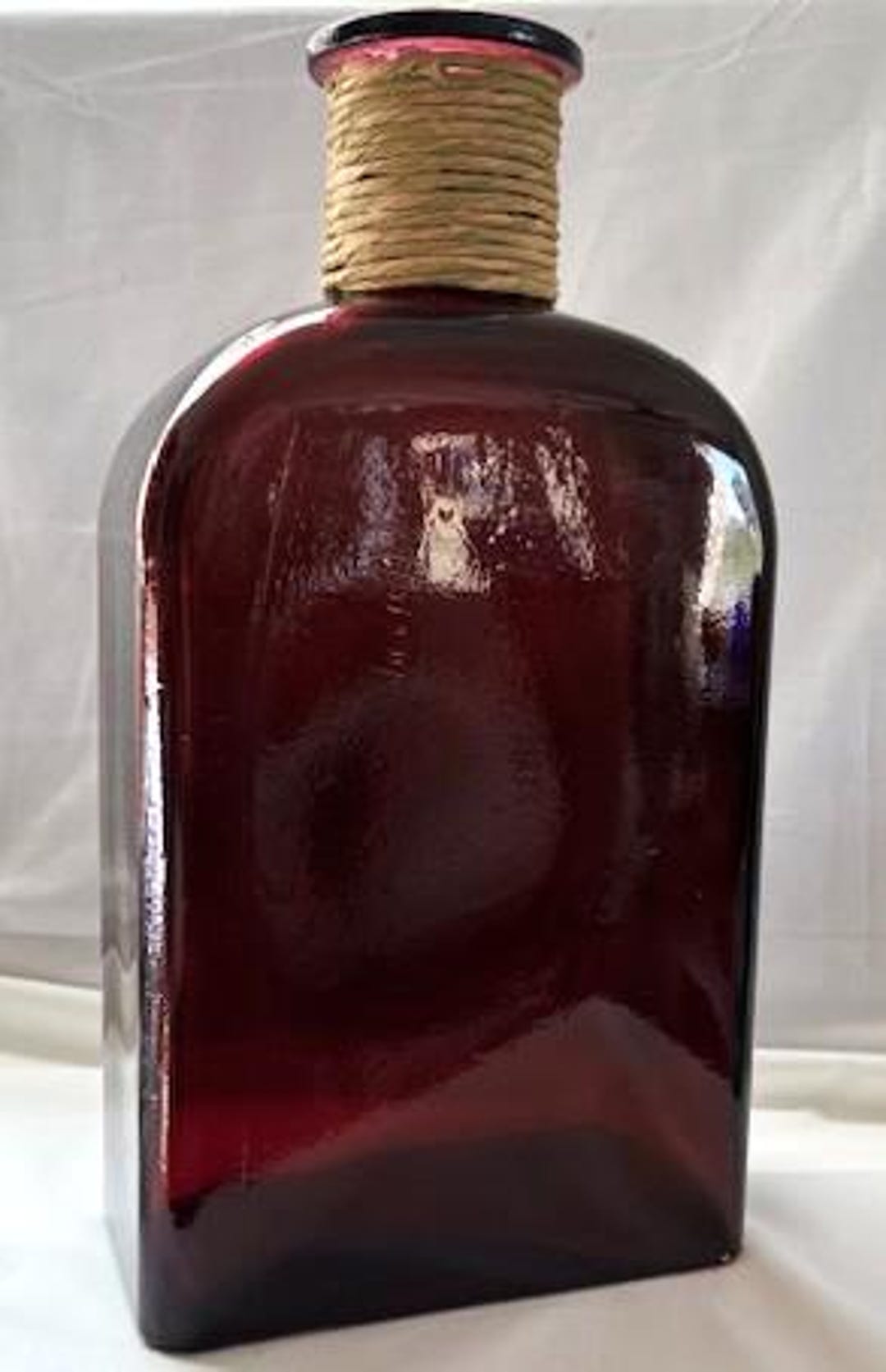 Vintage VIDRIOS SAN MIGUEL Tall Handmade Amethyst (purple) Glass Vase ...