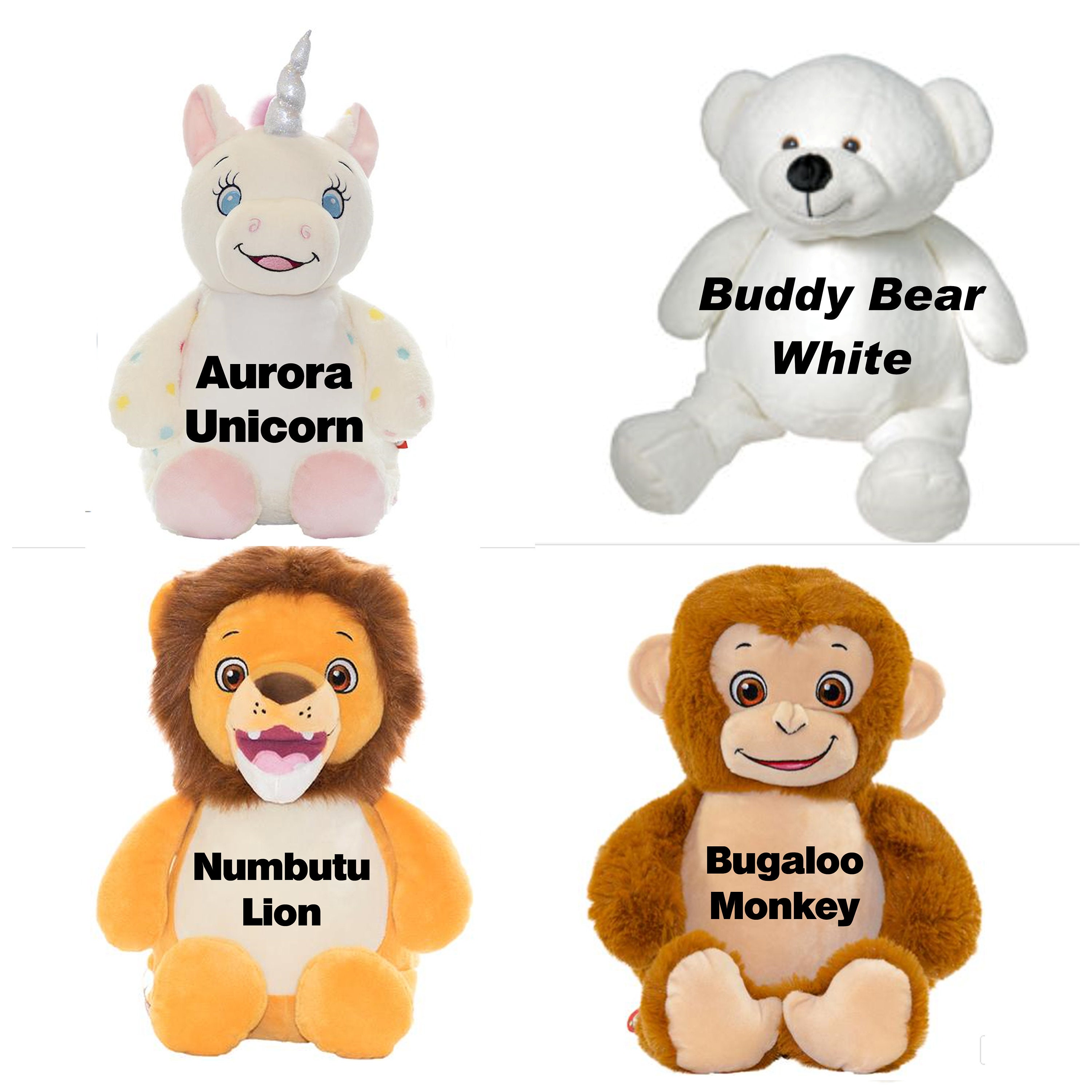 Machine Embroidered Stuffed Animals Baby Birth Stats | Etsy