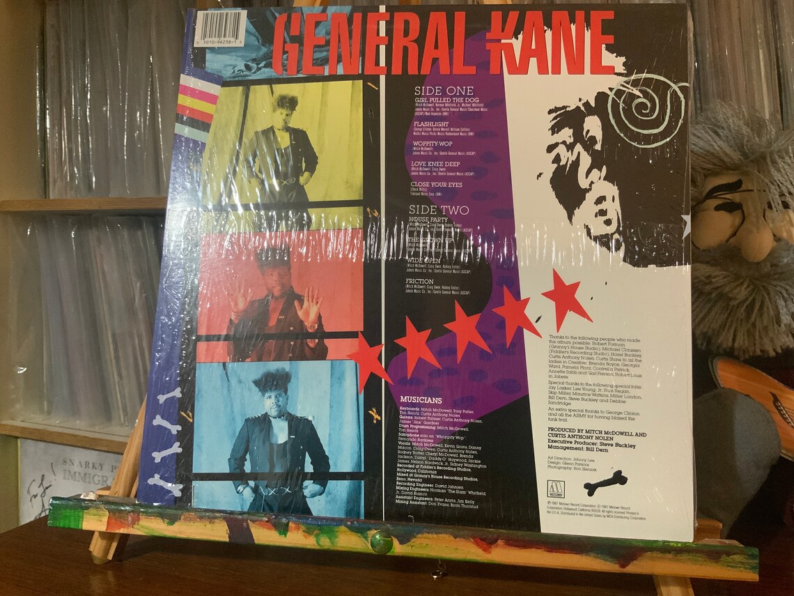 General Kane wide Open LP 1987 - Etsy UK