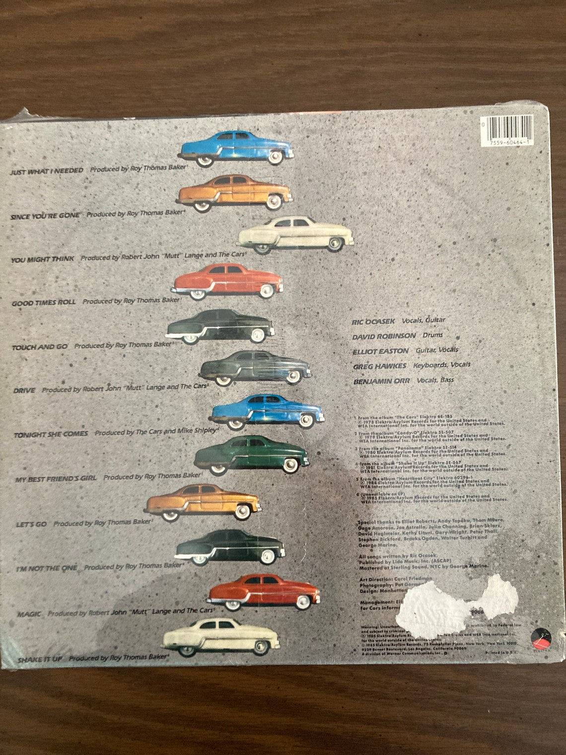 The Cars Vinyl Record Album the Cars Greatest Hits - Etsy