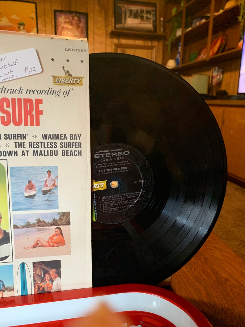 Jan & Dean ride the Wild Surf Movie Soundtrack - Etsy