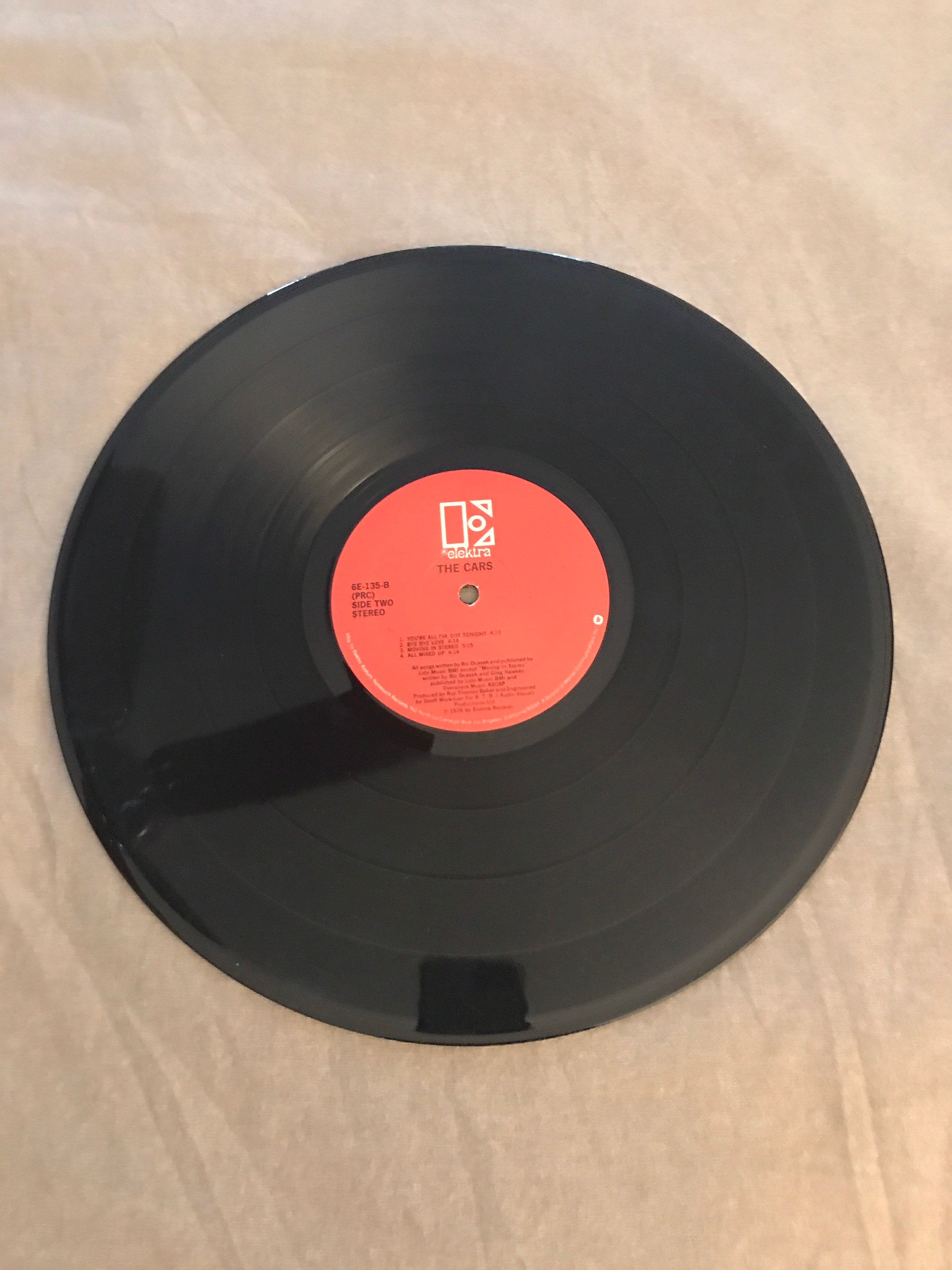 Cars Vinyl Record Album the Cars - Etsy