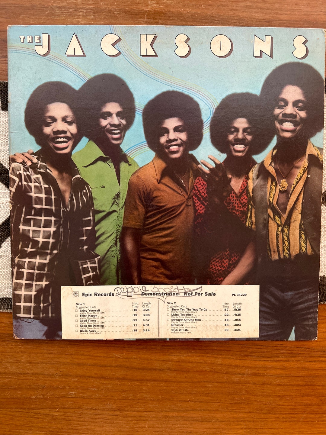 The Jacksons Vinyl Record Album 1976 Jackson 5 Music Record Soul R&B ...