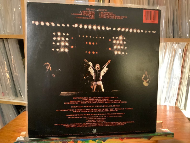 Ozzy Osbourne Vinyl Record Album blizzard of Ozz in Shrink Wrap - Etsy