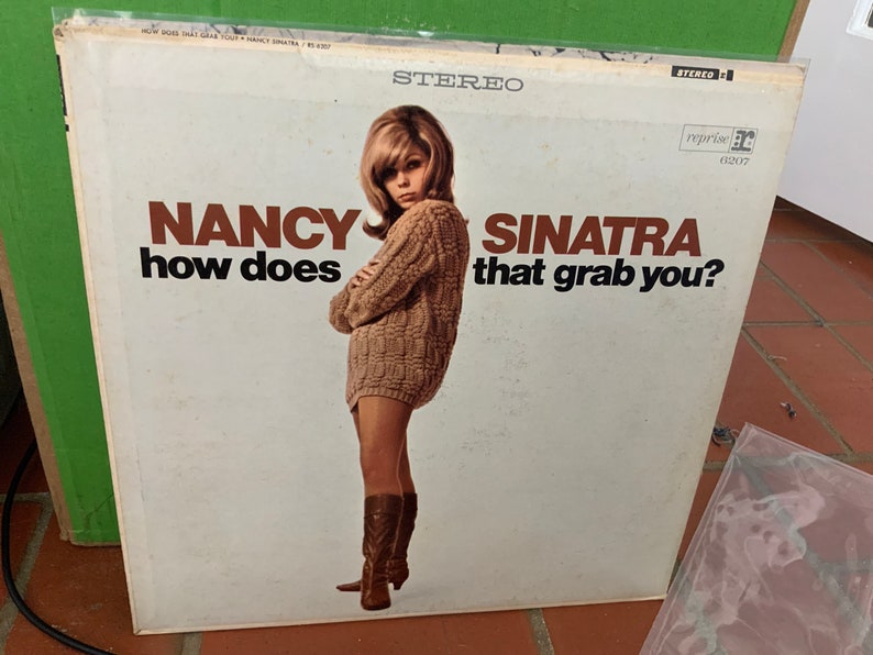 Nancy Sinatra Vinyl Record Album “how Does That Grab You” - Etsy
