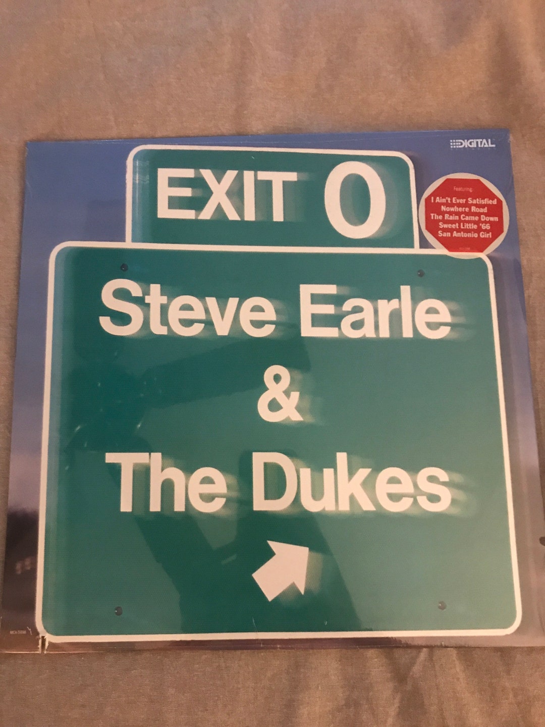 Steve Earl and the Dukes Vinyl Record Album "exit Zero" - Etsy