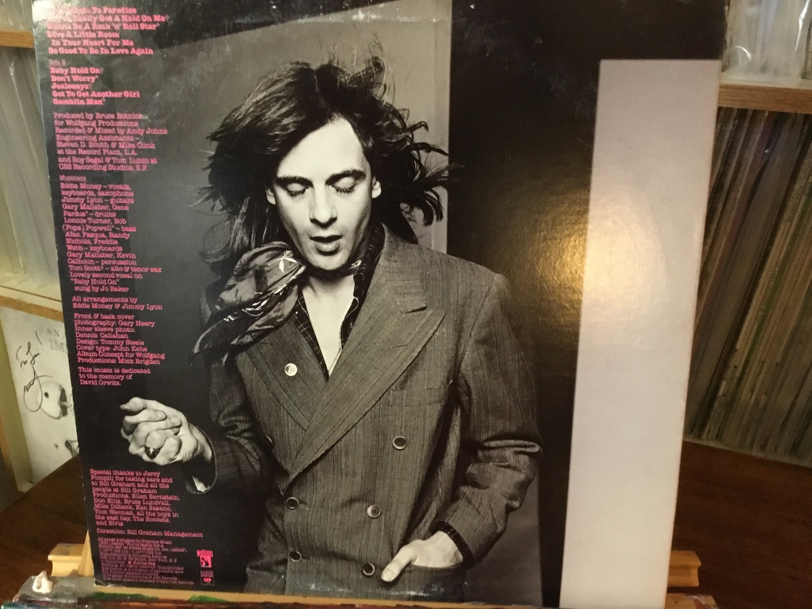 Vintage Eddie Money 1977 Record Album - Etsy