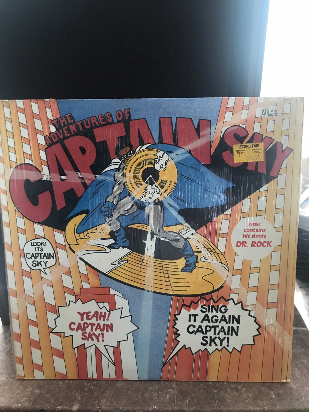 Captain Sky Vinyl Record Album "the Adventures of Captain Sky" - Etsy