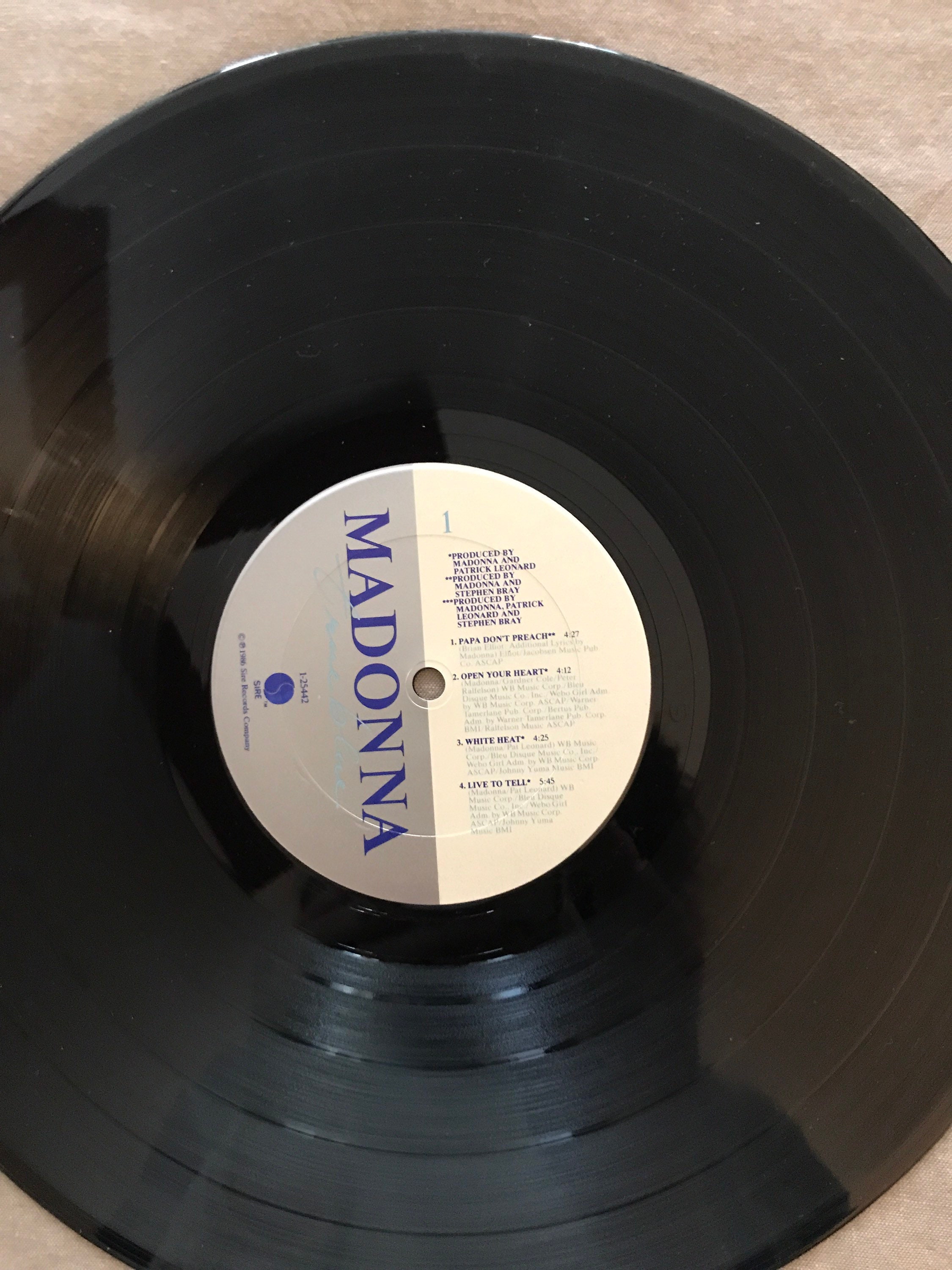 Madonna Vinyl Record Album true Blue - Etsy