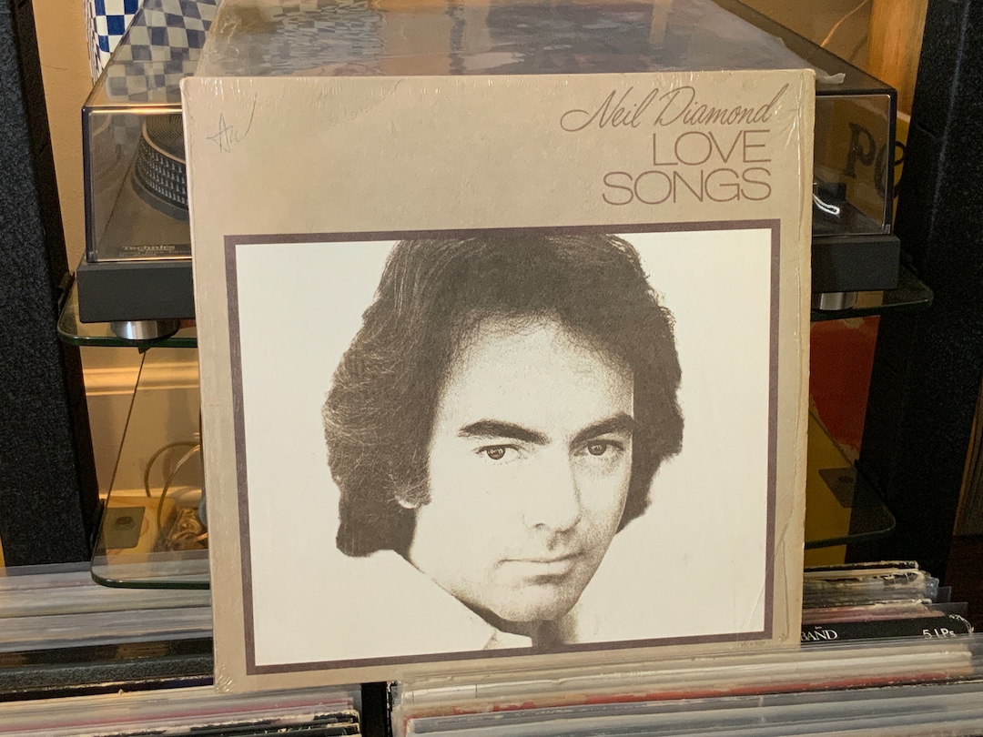 Neil Diamond Vinyl Record “love Songs” - Etsy